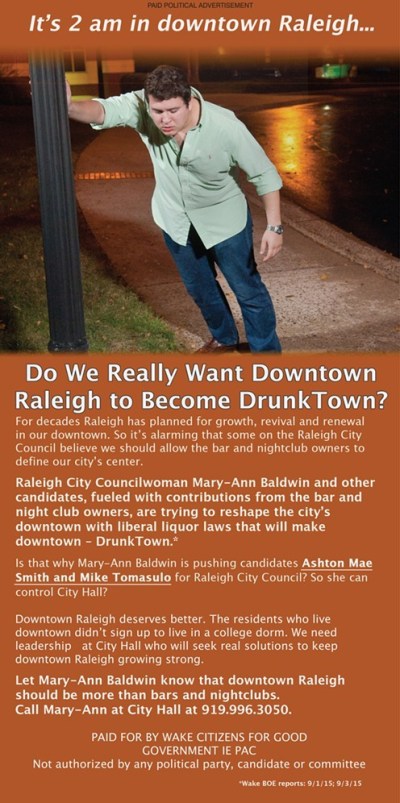 #DrunkTown ad creator files complaint against Keep Raleigh Vibrant ...