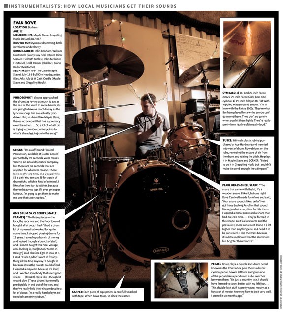 How Evan Rowe gets his sound