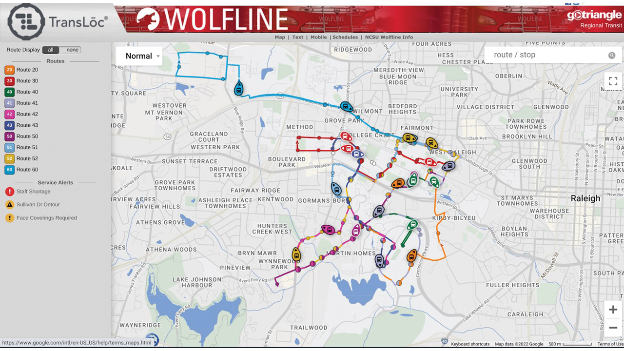 NC State's Bus System Hasn't Recovered from COVID
