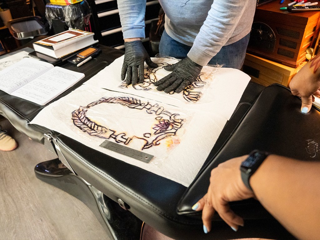 Durham tattoo artist Terin experiments in anti-capitalism