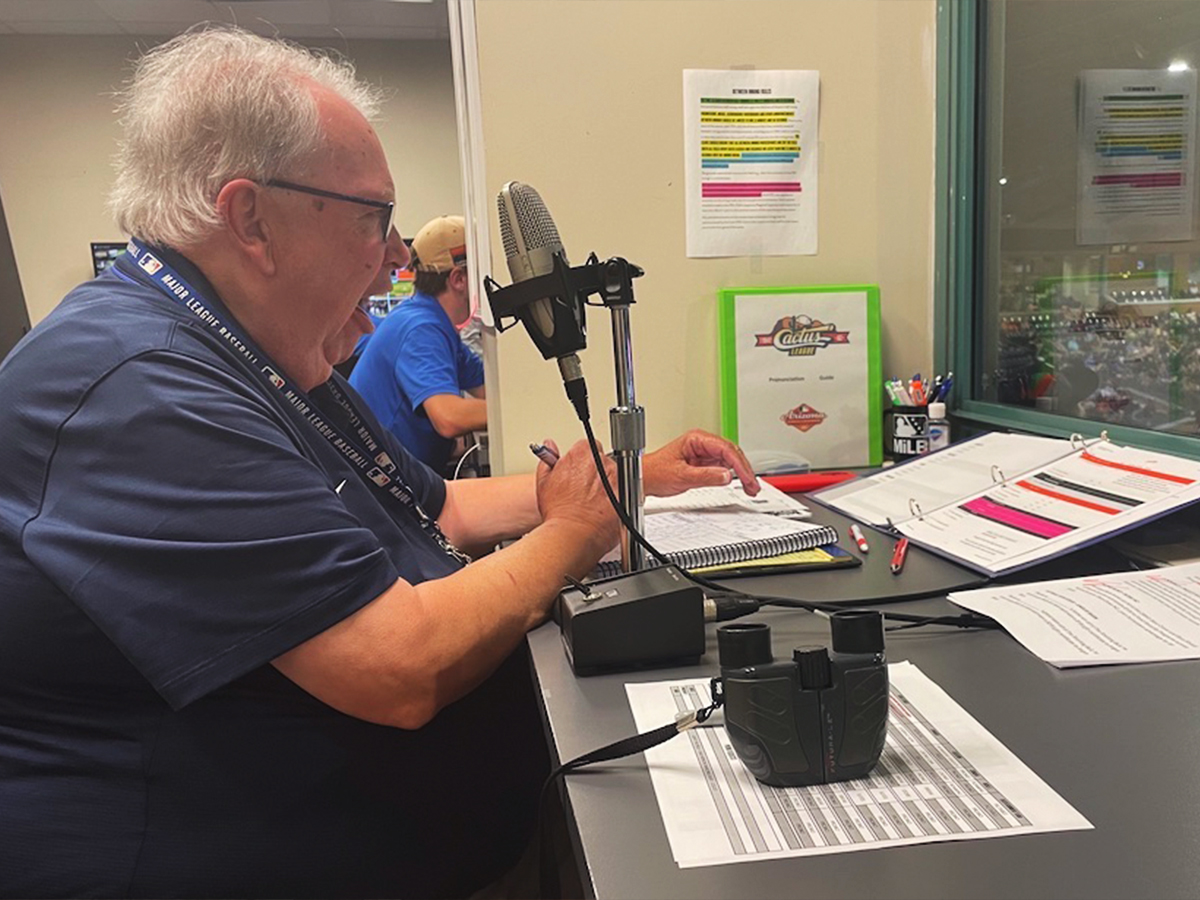 An evening with the voice of the Durham Bulls