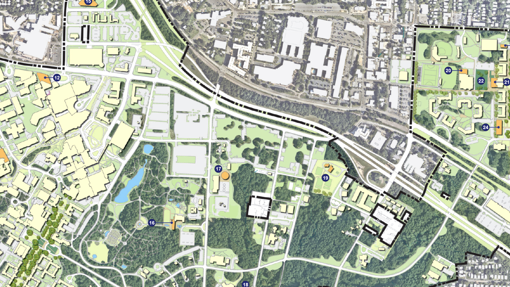 Duke University Campus Map
