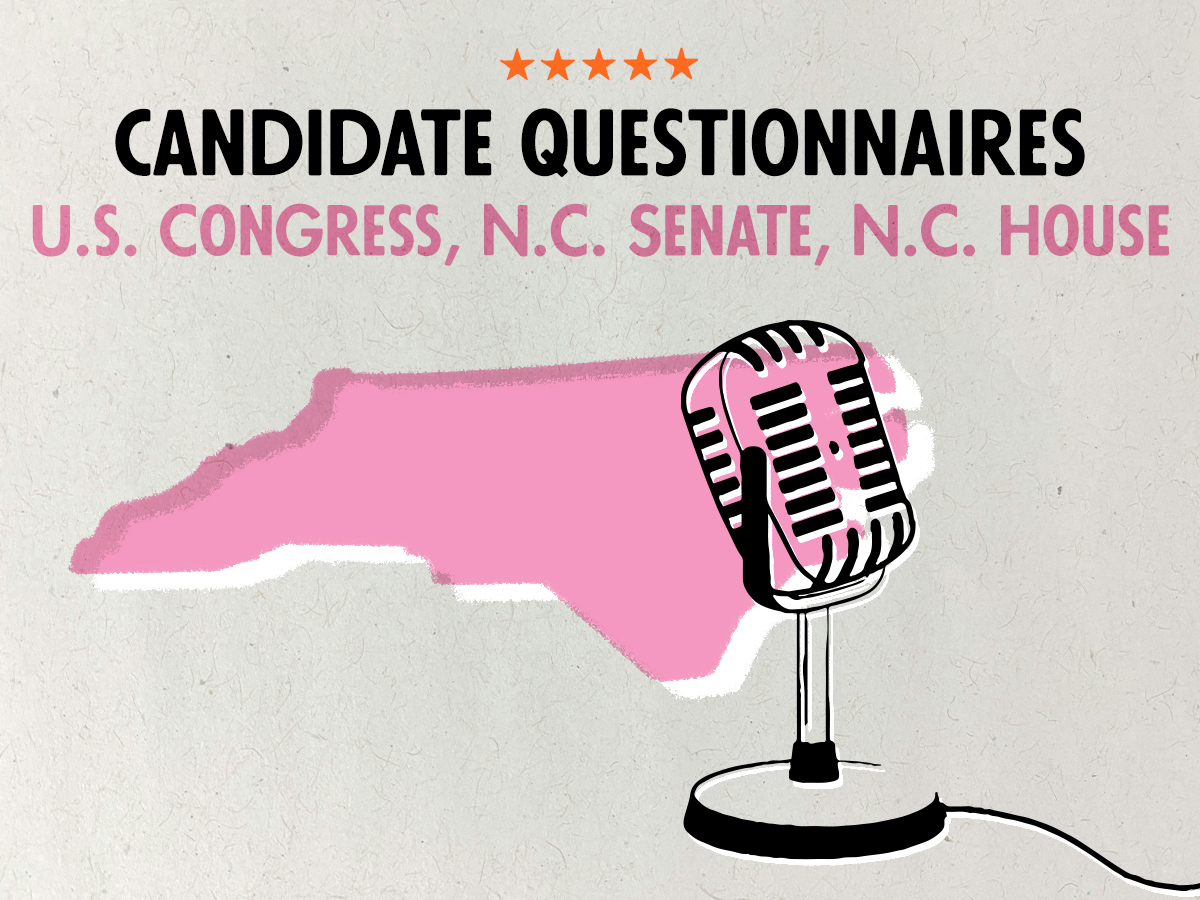 2024 General Election Candidate Questionnaires: NC House and Senate