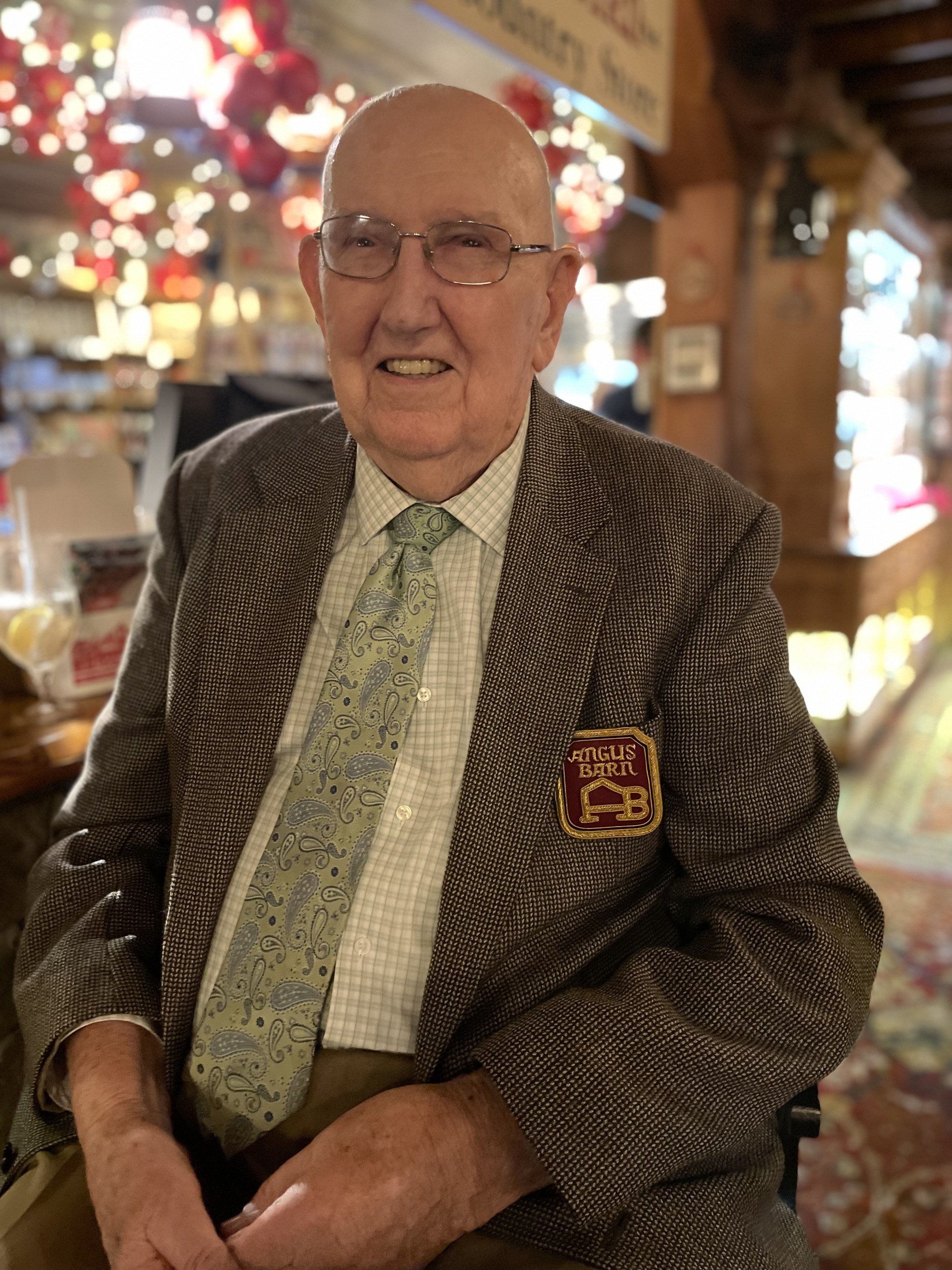 Angus Barn’s Most Popular Greeter Reflects On 96 years