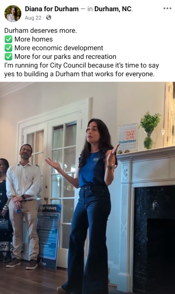 Anonymous Durham Political Group Has Ties to Candidate It Endorsed